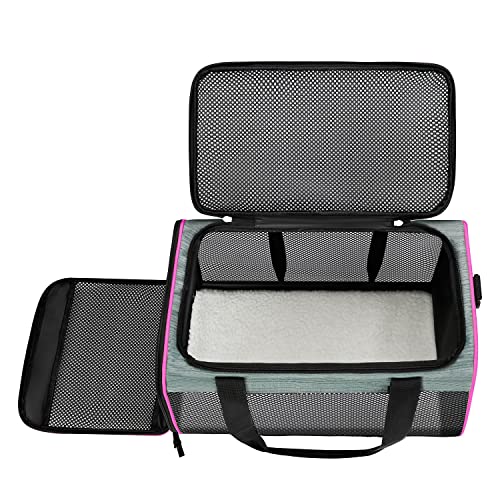 DALIAN Dog Soft-Sided Carriers, Airline Approved Pet Carrier for Travel, Maximum Pet Weight 18 Pounds