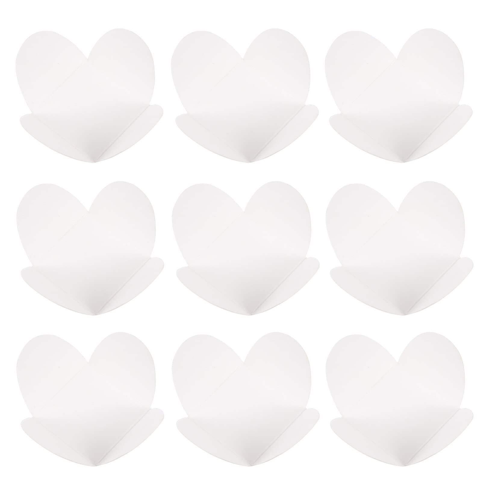 Cabilock 100Pcs Chocolate Wrappers Paper Truffle Chocolate Cups Liners Candy Cups Dessert Base Baking Supplies for Biscuit Cake Making White