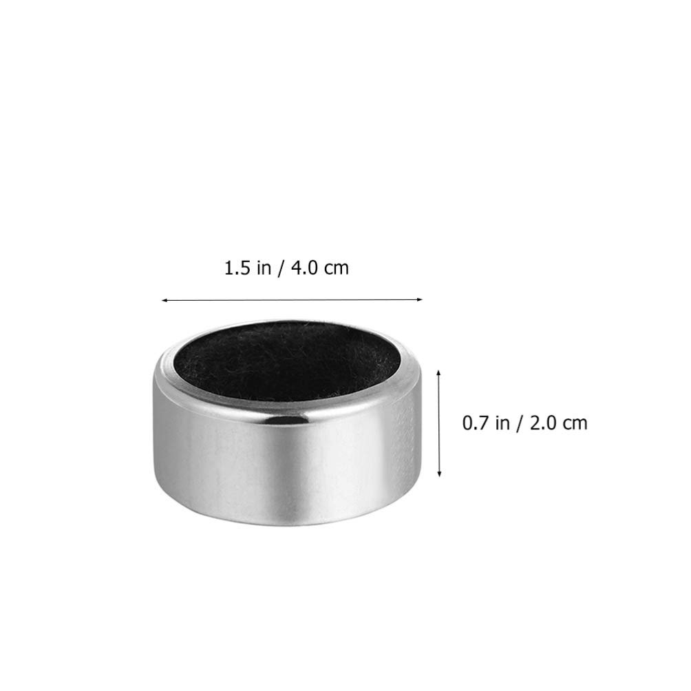 Cabilock 12pcs Wine Bottle Drip Collar Stainless Steel Wine Bottle Collar Wine Drip Ring Wine Neck Catcher for Home Restaurant