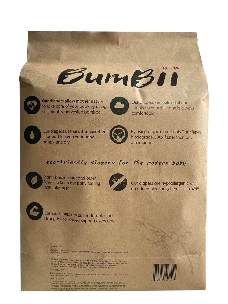 Bumbii Biodegradable Diapers (M)