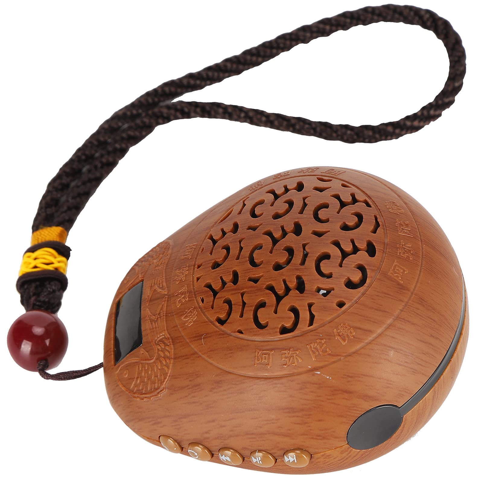 Buddhist Prayer Machine, Buddha Machine Plastic Rechargeable Scripture Play Temple Chanting Tools Buddha Music Player
