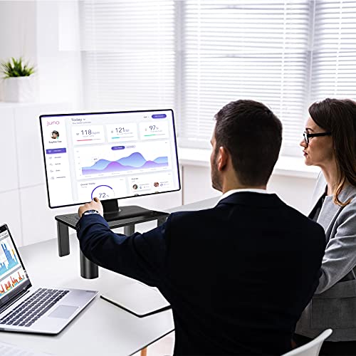 Pholiten Monitor Stand Riser,Laptop Stand Riser for Desk, Adjustable Laptop Stand Riser Holder,Computer Raiser,Desk Computer Stand,Laptop shelf,Monitor Risers