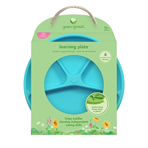 green sprouts Learning Plate