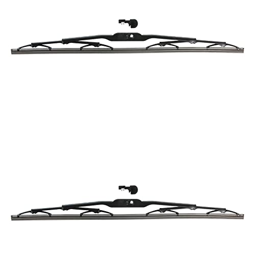 Front Windshield Wiper Blade Set of 2 Fits 1990-1992 Ferrari F40