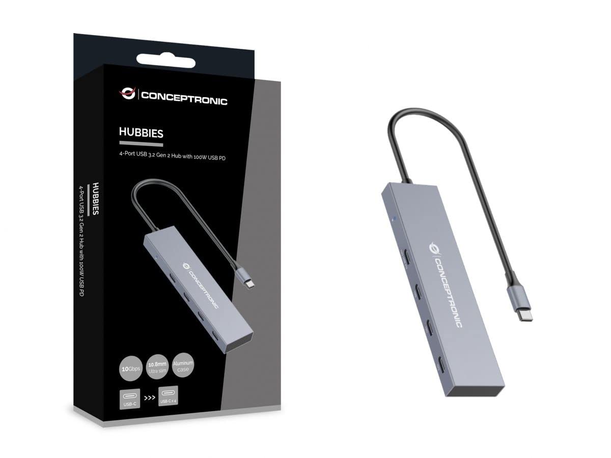 Conceptronic HUBBIES14G 4-Port USB 3.2 Hub
