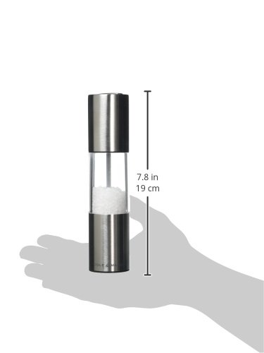 Cole & Mason Oslo PM/SM GS 180mm Clr S/Steel Precisio, 185 mm, Silver/Clear