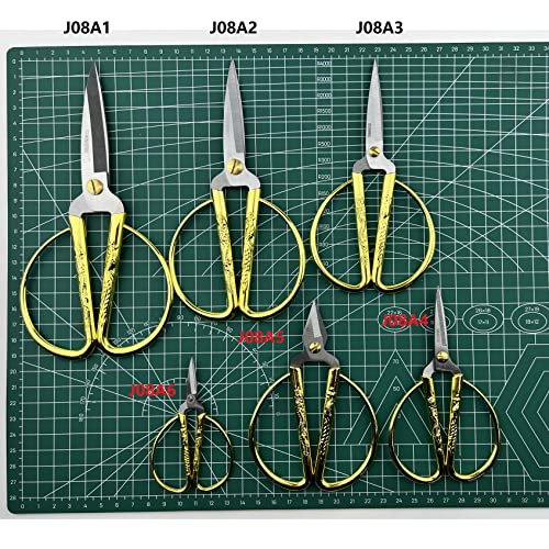 Fengtaiyuan J08A1, Stainless Steel Scissors, Office, Tailor Cutting, golden scissors (J08A1)