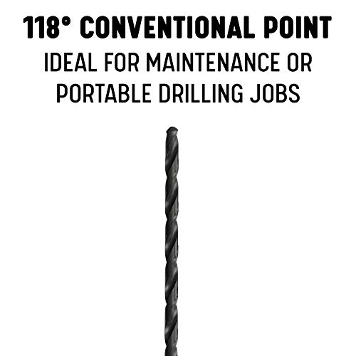 Drill America - DWDDL18X3/8 3/8" x 18" High Speed Steel Extra Long Drill Bit, DWDDL Series