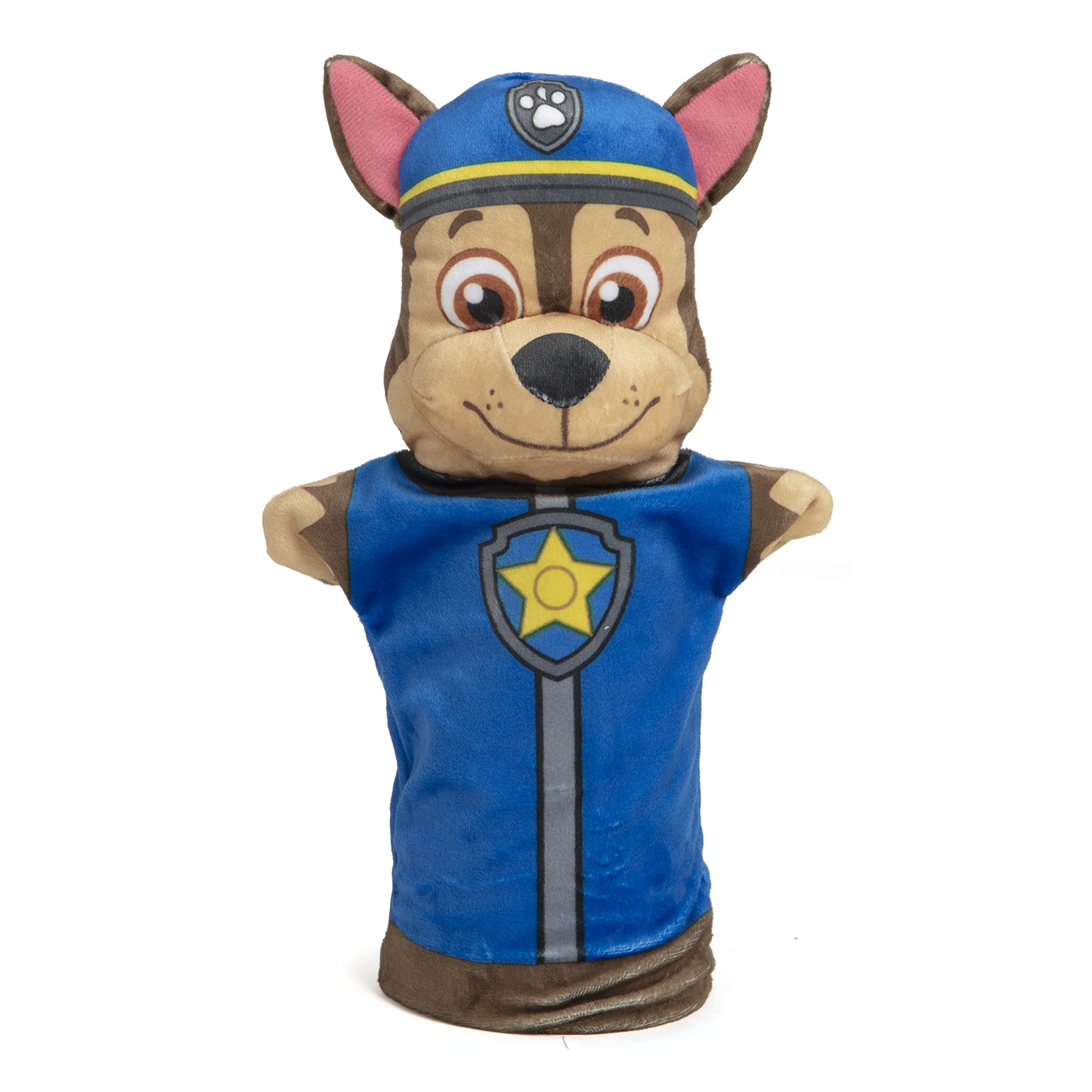 Melissa & Doug PAW Patrol Hand Puppets (4 Puppets, 4 Cards) - PAW Patrol Puppets Pretend Play for Kids