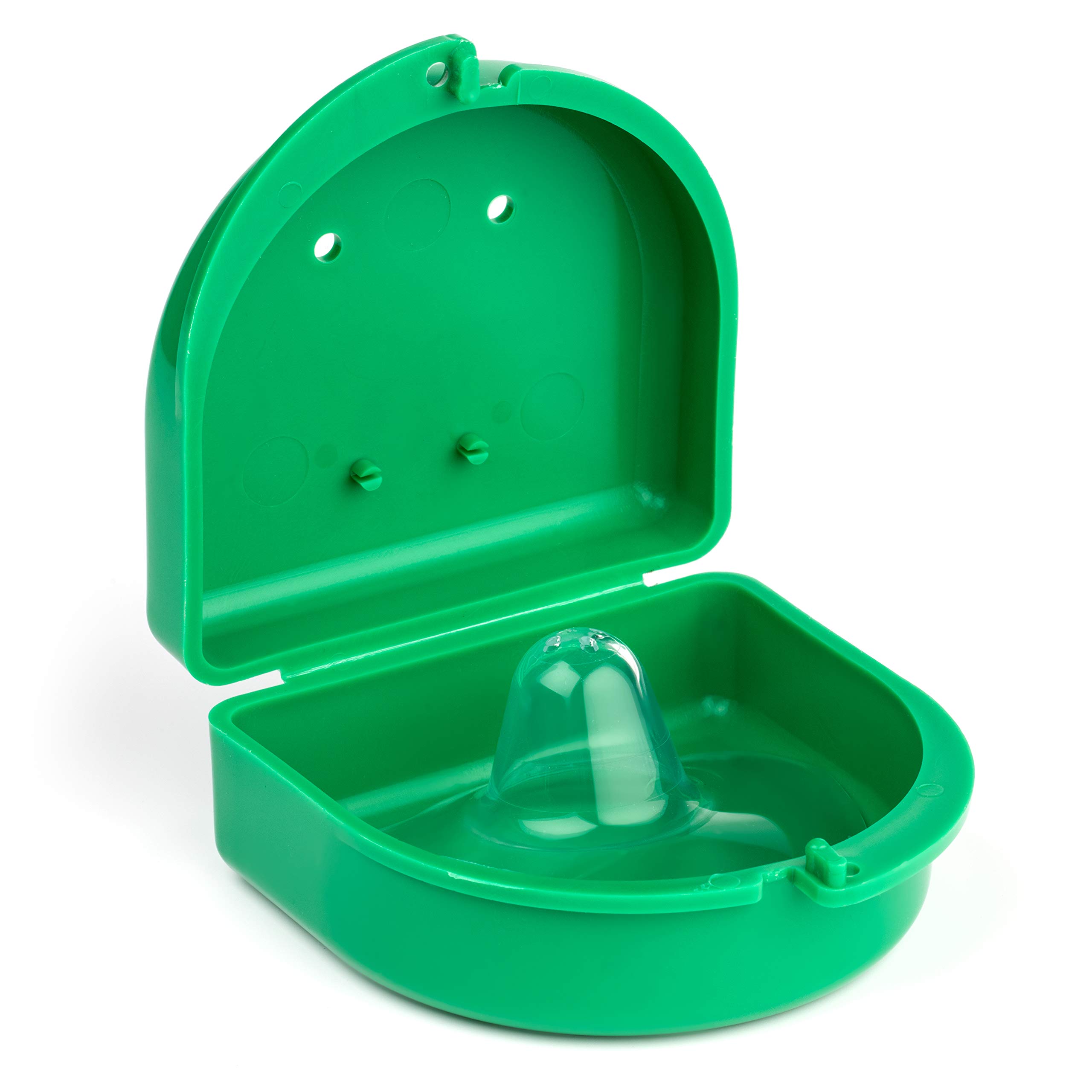 Nipple Shield Case, Pacifier Case, for Nipple Shields and Breast Shields, Pacifier Holder, Nursing Case, Good for Diaper Bag, Purse, Travel, BPA Free, Durable, Made in The USA (Green)