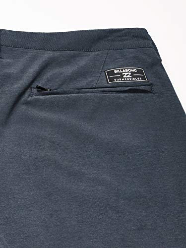 Billabong Men Classic 4-Way Stretch Quick Dry Hybrid Short, 21 Inch Outseam, Navy, 33