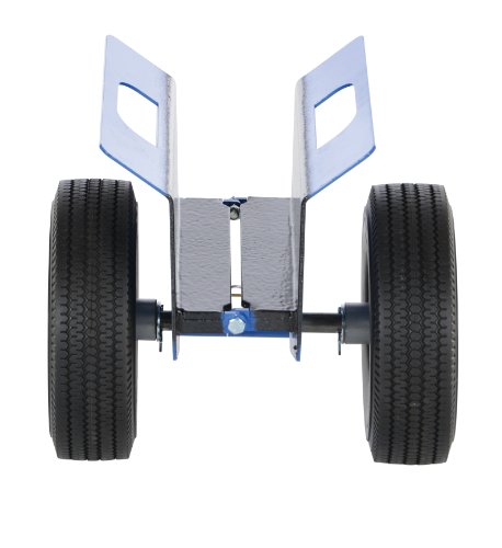 Vestil PLDL-HD-4 Steel Plate and Slab Dolly with Foam Wheels, 500 lbs Load Capacity, 14-1/4" Height, 12" Length x 13-5/8" Width