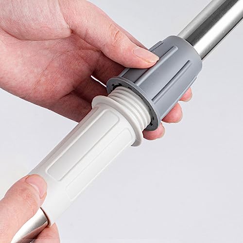 Leyeet Microfiber Floor Mop, Rotating Dust Mop with Adjustable Handle, Reusable Mop Pads, Floor Cleaner Mop or Flat Head Mop for Wood, Tiles, Marble