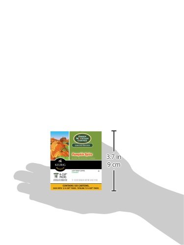 Green Mountain Coffee Roasters Pumpkin Spice, Single-Serve Keurig K-Cup Pods, Flavored Light Roast Coffee, 72 Count, 12 Count (Pack of 6)