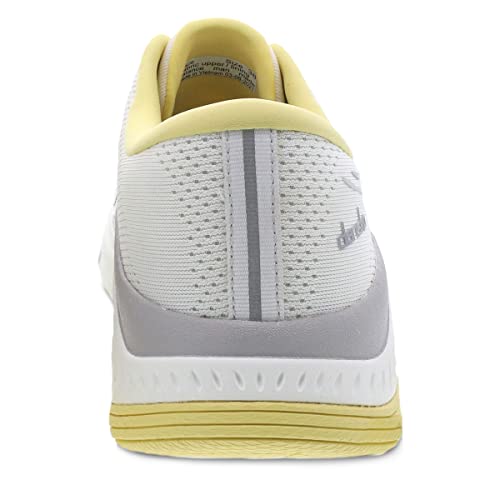 Dansko Women's Pace White/Yellow Walking Shoe 8.5-9 M US - Added Support and Comfort