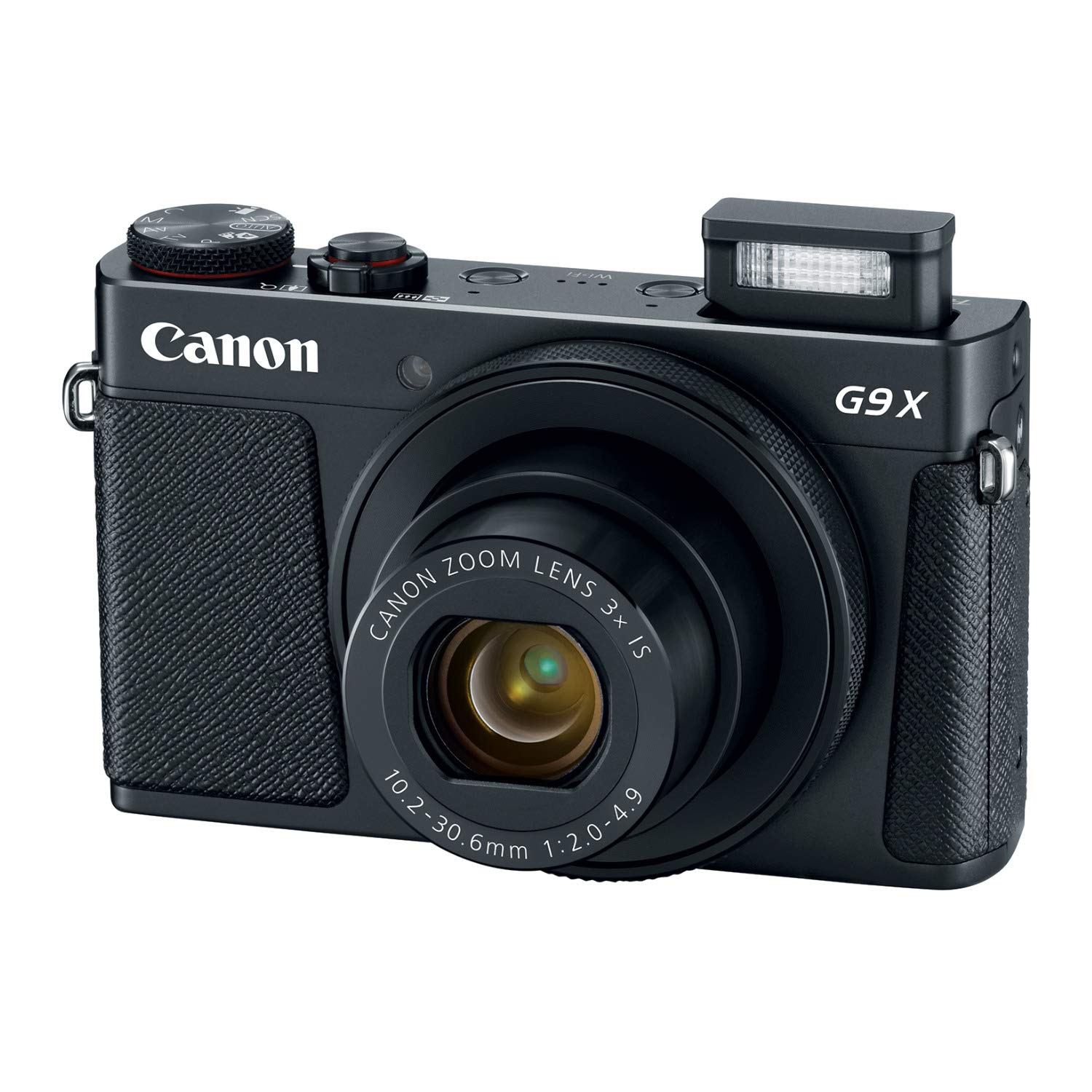 Canon PowerShot G9 X Mark II Compact Digital Camera w/ 1 Inch Sensor and 3inch LCD - Wi-Fi, NFC, & Bluetooth Enabled (Black), 6.30in. x 5.70in. x 2.50in.