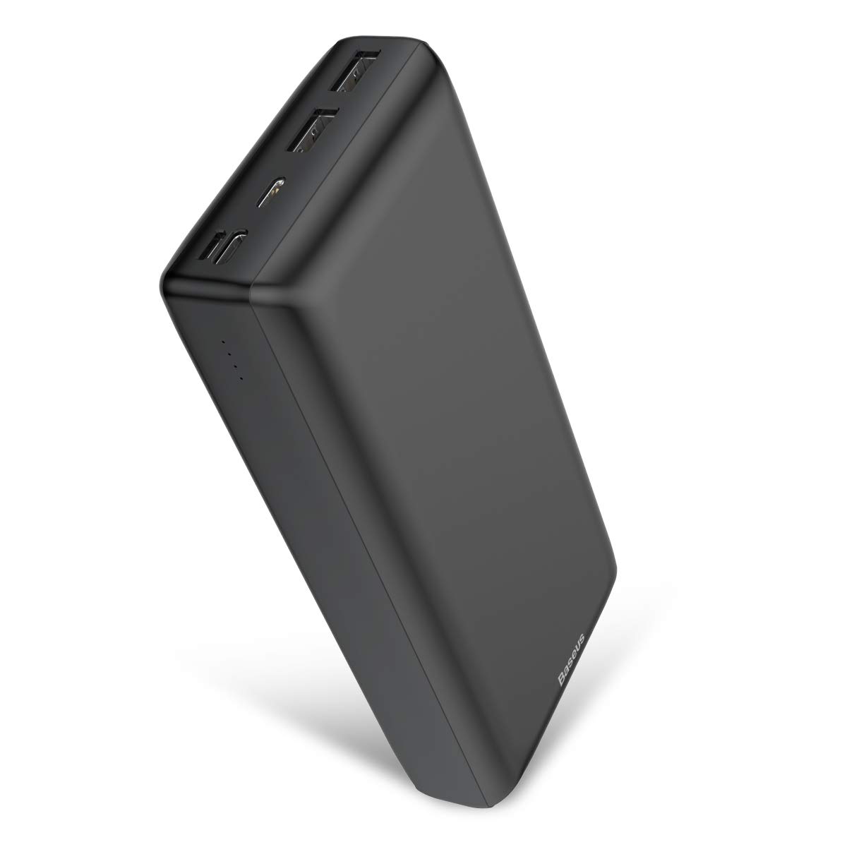 Baseus Power Bank 30000mah, USB C Fast Charging 3A Portable Charger, 3 Output Ports Battery Pack Phone Charger for iPhone, IPad, Mac, Samsung Galaxy, Pixel and airpods. (Black)