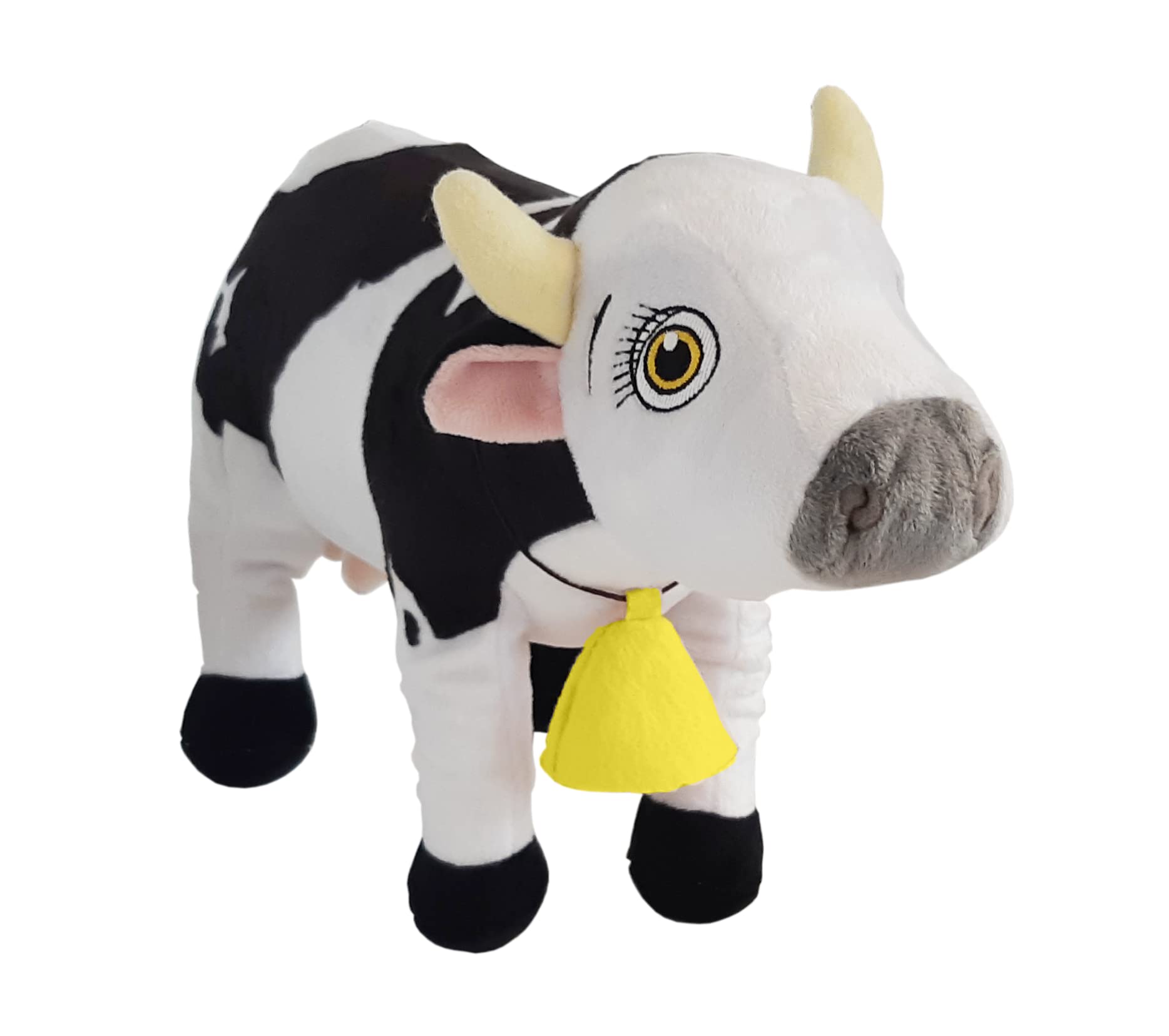 La Granja DE ZENÓN Vaca Lola 14 in. | Musical Stuffed Animal Soft and Huggable | El Reino Infantil