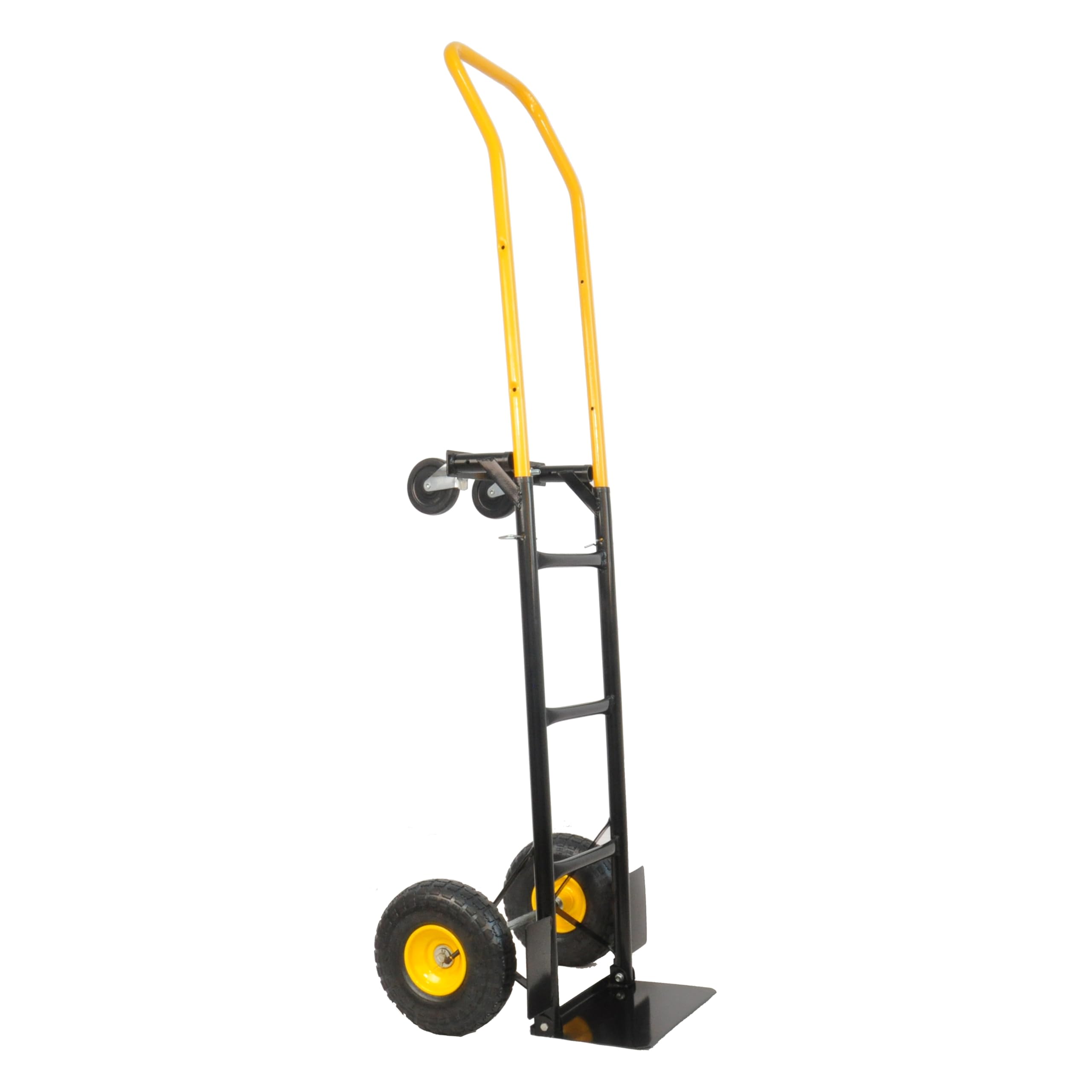 Convertible Hand Truck 2-in-1 Foldable Handcart, Large Capacity Portable Foldable Handcart, Foldable Handcart with Telescopic Handle, Foldable Handcart with Wheels, Foldable Mobile Handcart