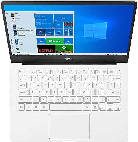 LG Ultra 13.3" FHD (1920x1080) IPS Laptop | AMD Ryzen 5 4500U 6-Core | AMD Radeon Graphics | Backlit Keyboard | Wi-Fi 6 | Bluetooth 5.1 | USB-C | 8GB DDR4 512GB SSD | Win11 Home | White
