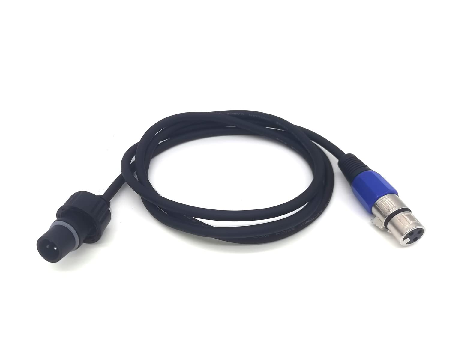 Boulder IP Power Extension Cables DMX Extension Cables Adapter Cables for IP par Lights, LED bar, Other IP Lights (Iron Female DMX to IP Male DMX Adapter Cable)