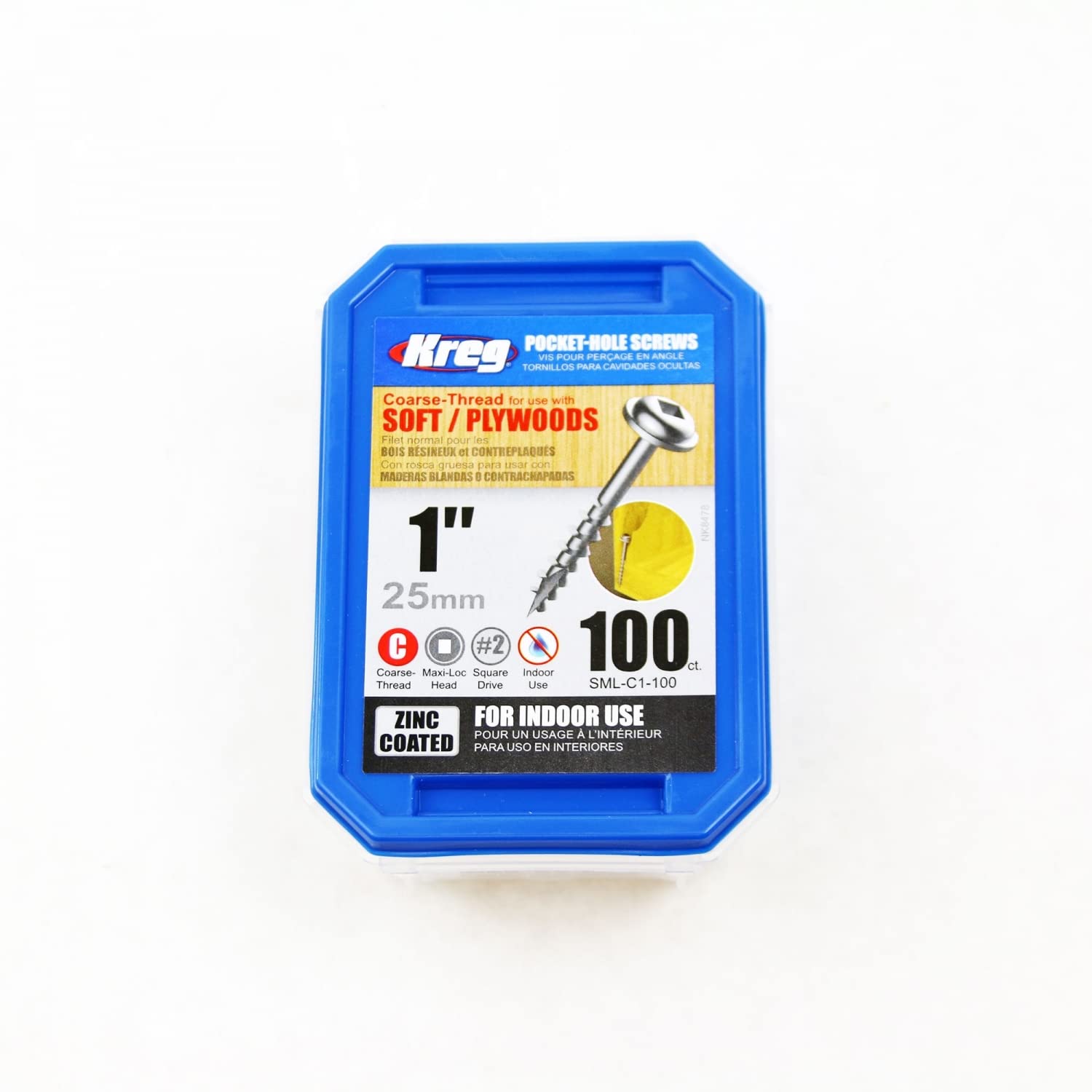 Pocket-Hole Screw#8X1"