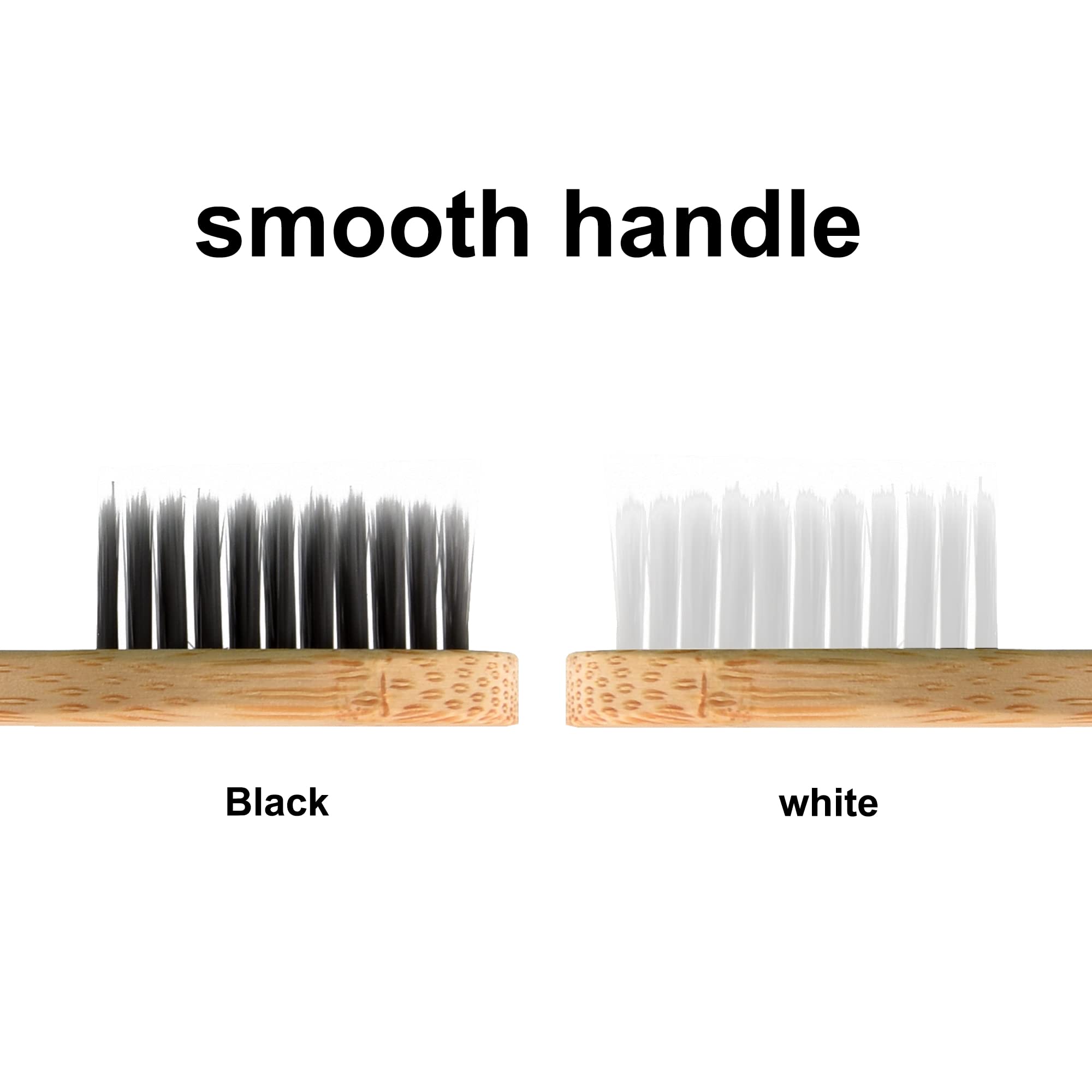 HiTuYi Bamboo Toothbrush (10 Pack) with Travel Toothbrush Case & Charcoal Dental Floss | Natural Eco Friendly Toothbrushes for Adults | BPA Free, Soft Bristles & Biodegradable Wooden Toothbrush