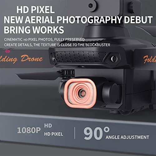 Mini Drone with 1080P Dual HD Camera, 2023 New Upgradded RC Quadcopter FPV Camera Foldable Drone Toys Gift for Adults Kids, One Key Start Speed Adjustment (Single Camera)