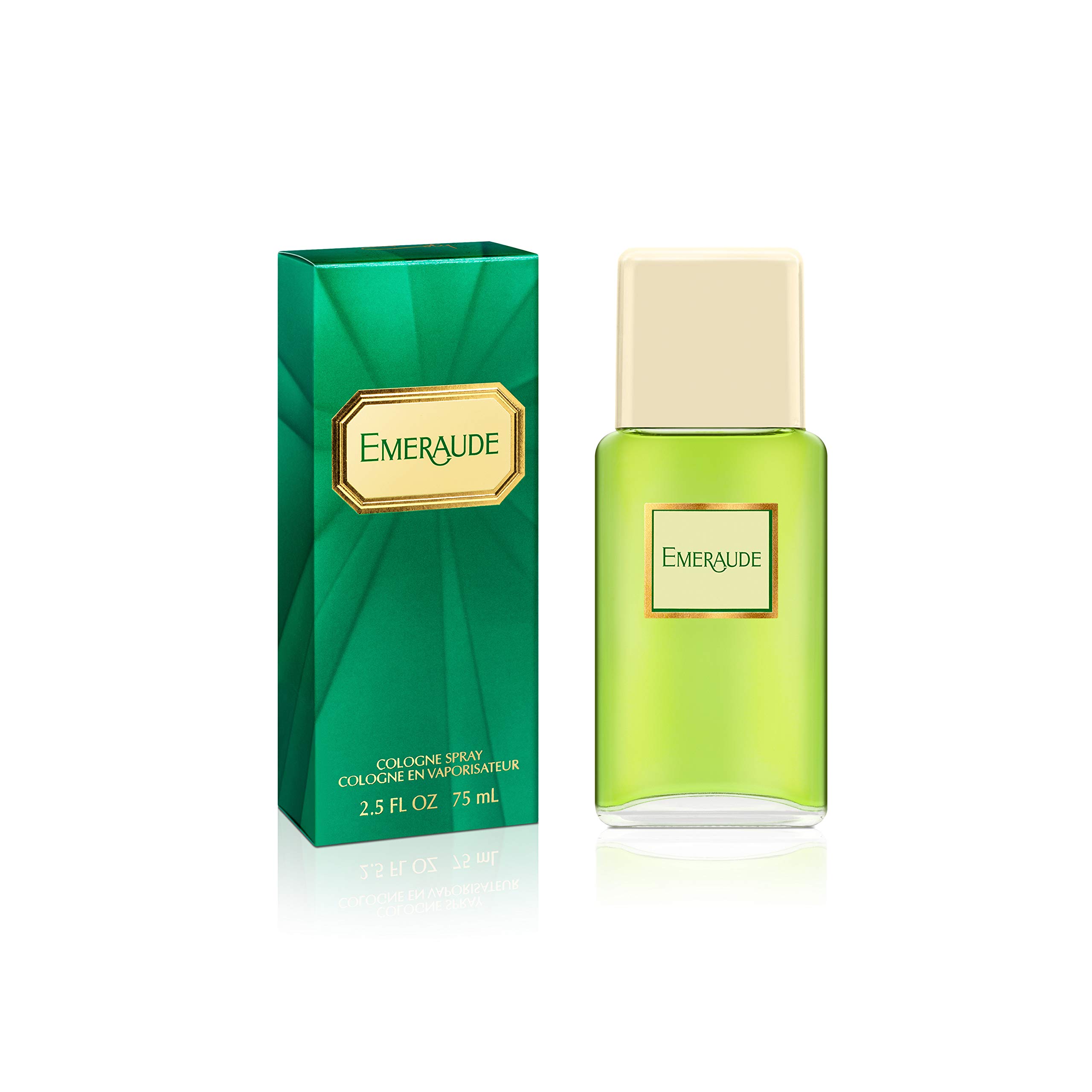 Coty Classics Regional Frag Old Line Eau de Cologne Spray, Emeraude, 2.5 Oz (Pack of 2)