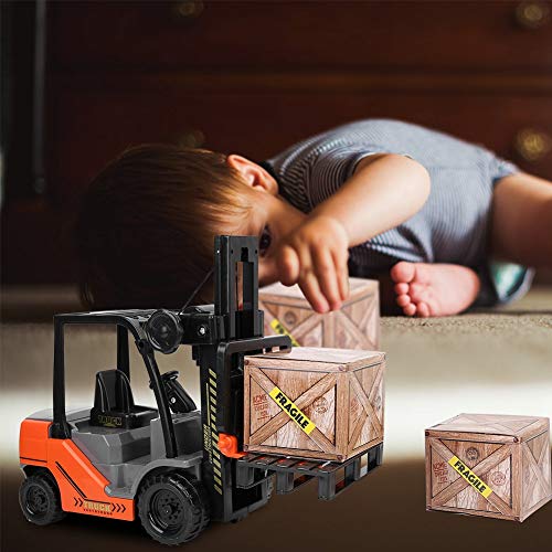 WNSC Forklifts Car Toy, Delicate 1:10 Large Plastic Forklifts Car ABS for Gifts for Kids for Toys for Boys