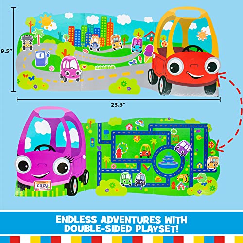 Repositionable Little Tikes Sticker Playset β Car & Truck Stickers for Kids Ages 3+