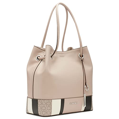 Calvin Klein Gabrianna Novelty North/South Key Item Tote, Goat Multi Pieced