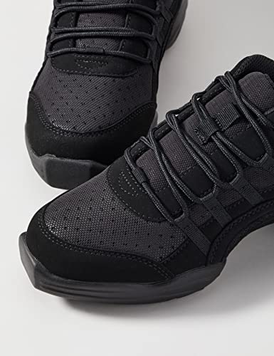Capezio Unisex Rock It Dansneaker Dance Shoe, Dance Shoes With Cool Ventilated Arch & Modern Design For Many Styles Of Dance,Shoes Women & Men Can Wear For Studio Practice & On Stage-Black,Size 10.5