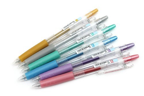 PILOT Juice Gel Ink BallpointPen, 0.5mm, Metallic Colors (LJU-60EF-6CM)