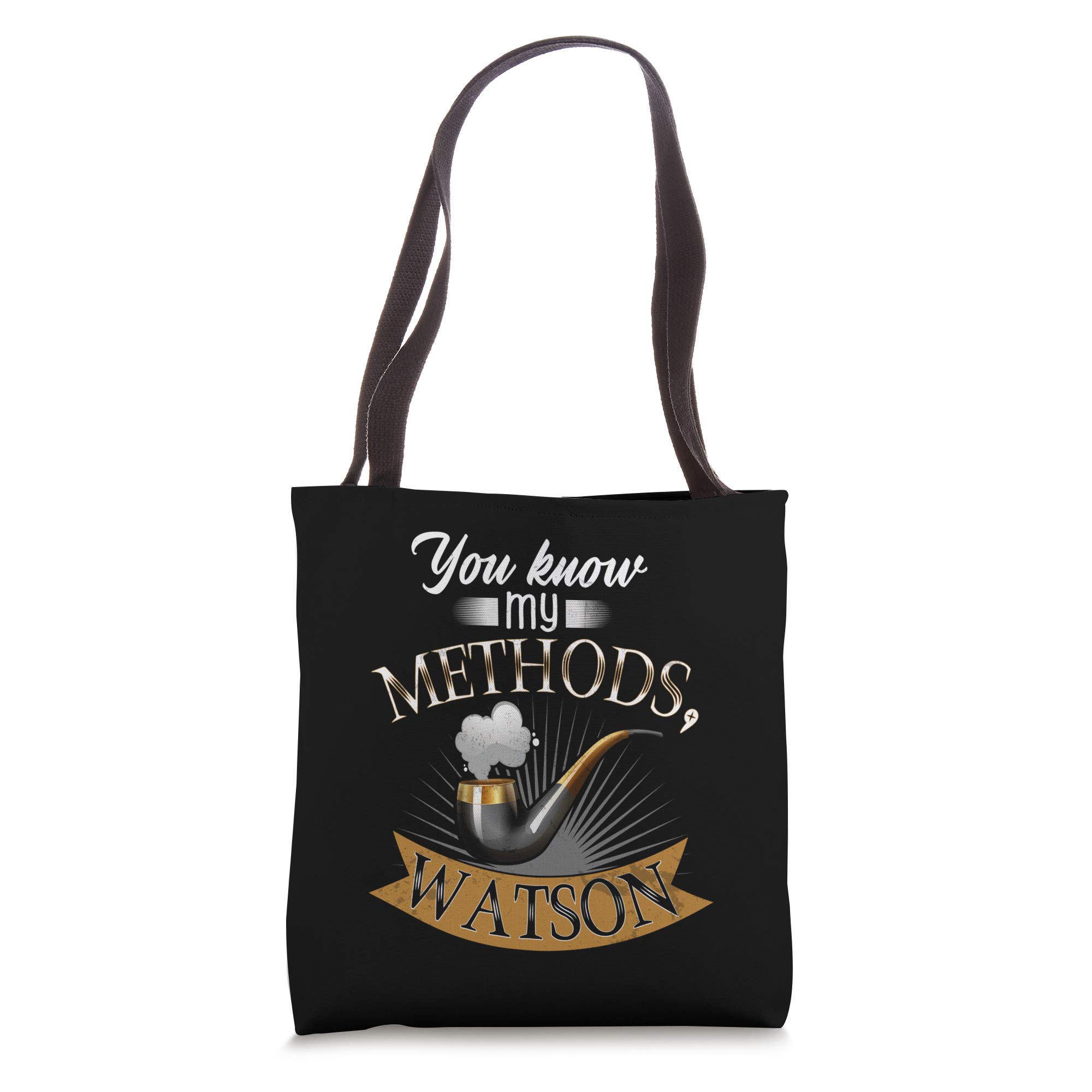 British Detective Mystery Crimes Sherlock Holmes T-Shirt Tote Bag