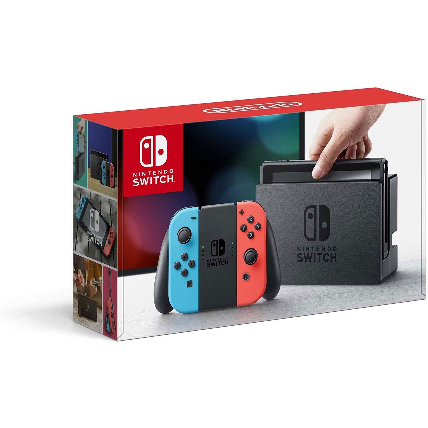 Nintendo Switch β Neon Red and Neon Blue Joy-Con Super Mario Party (Renewed)