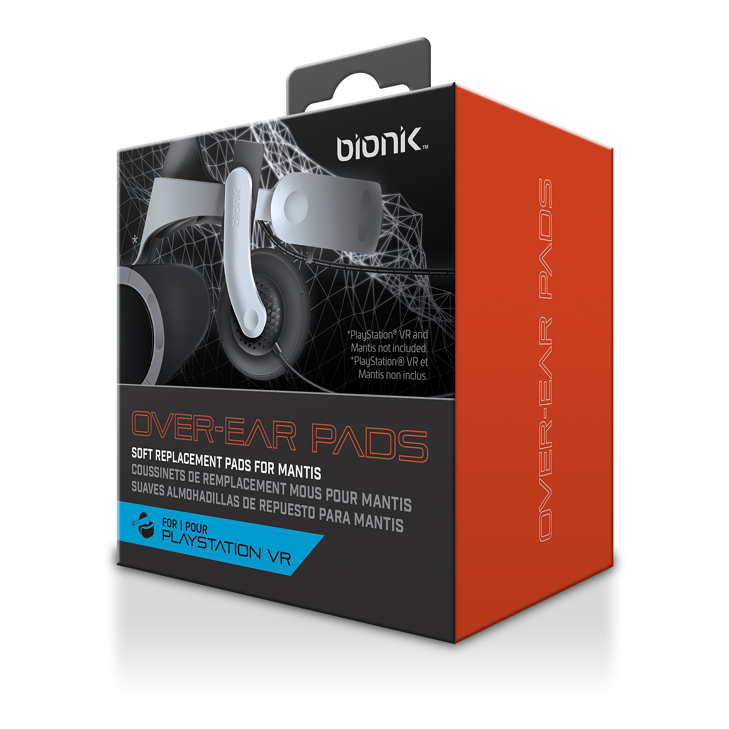 Bionik Over-Ear Pads - Replacement Pads for Mantis Detachable Headset for Playstation VR
