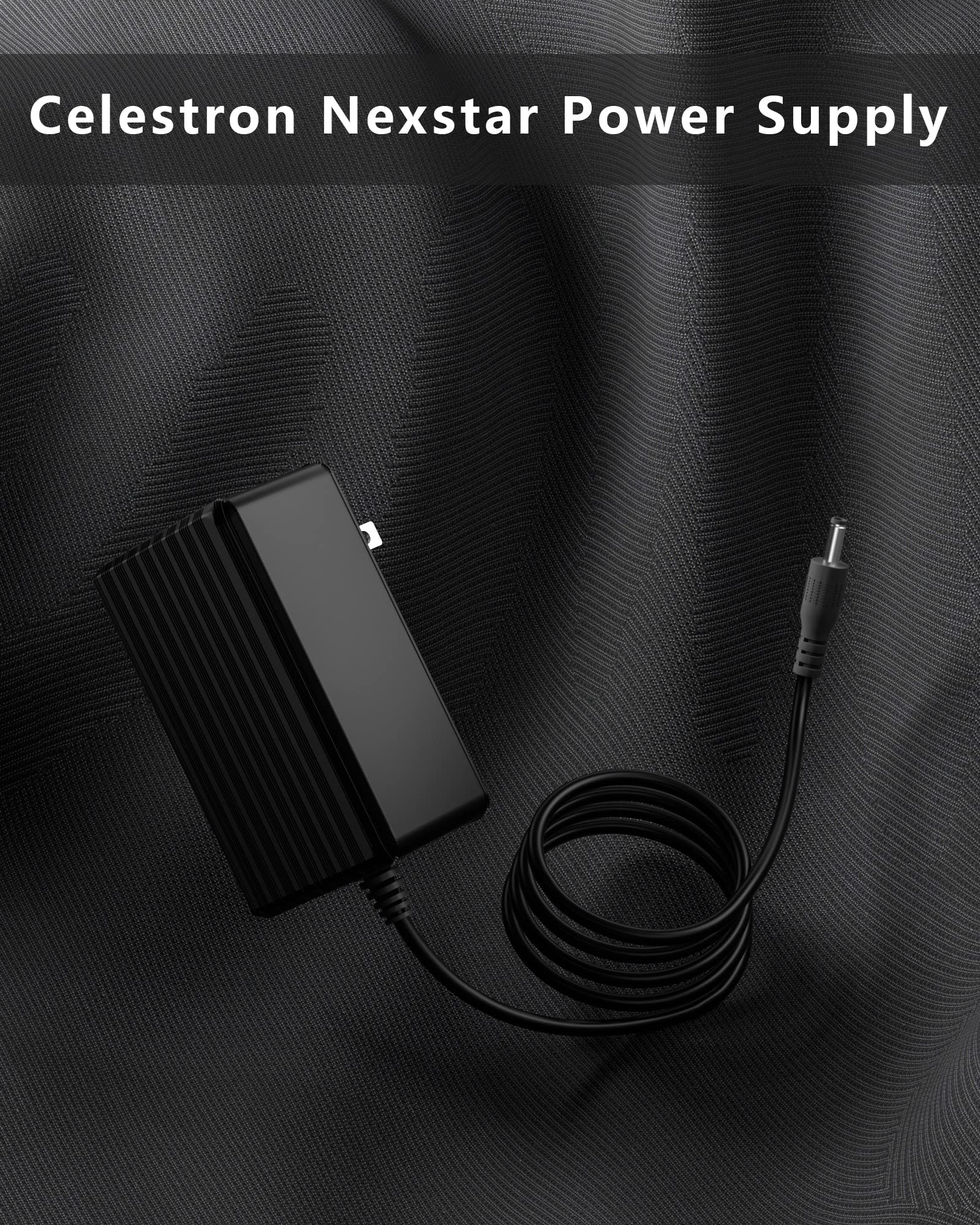 WUKUR Adapter Replacement for Celestron 18778 AC Power Adapter Compatible with NexStar 4SE 5SE 6SE 8SE 130SLT 127SLT LCM 114LCM 90LCM Power Cord【10 Feet Long】