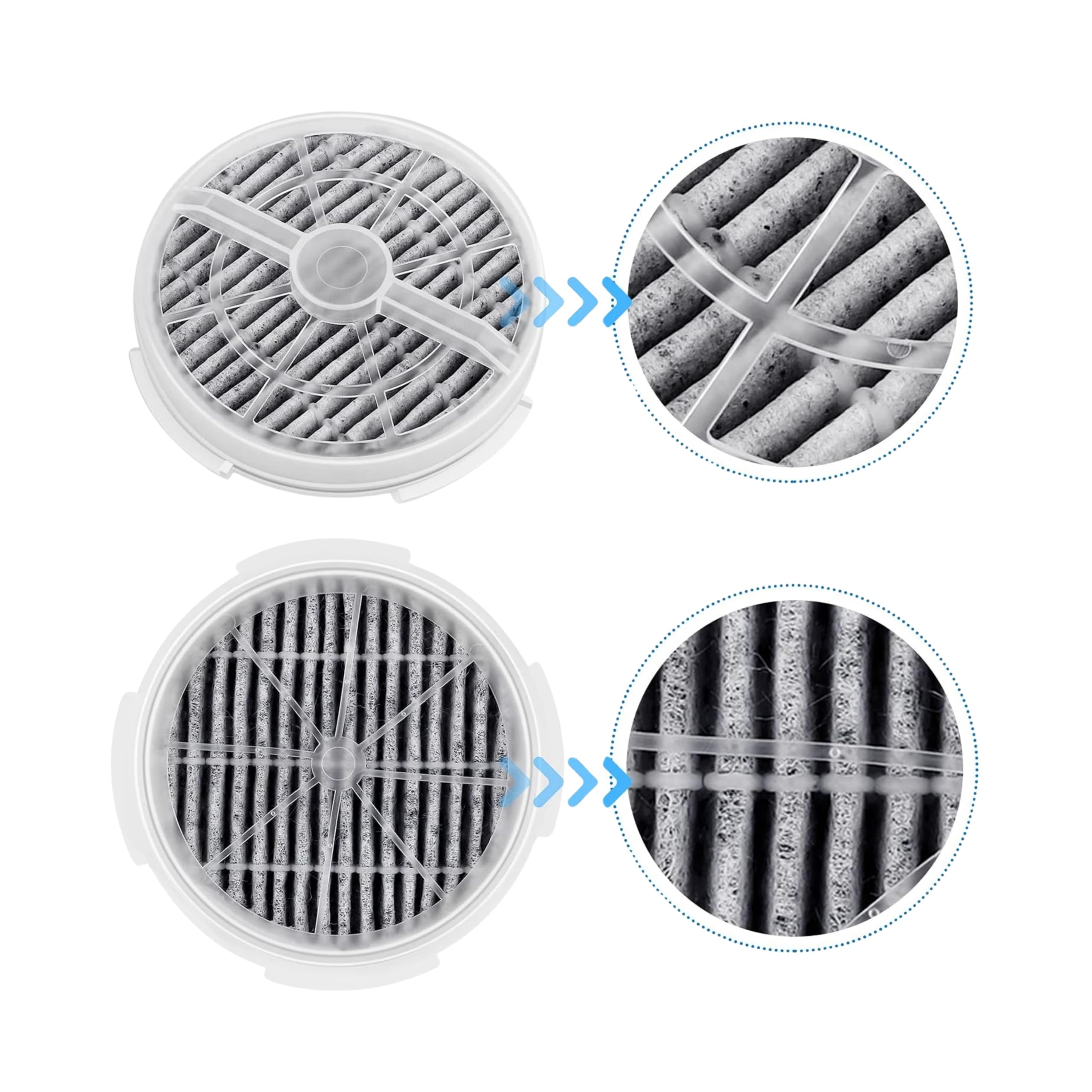 Nispira Activated Carbon HEPA Filter Replacement | For Air Purifier FridaBaby Sound Machine, Meleden, RIGOGLIOSO GL-2103, JINPUS, LTLKY 900S, 2103, 1 Pack