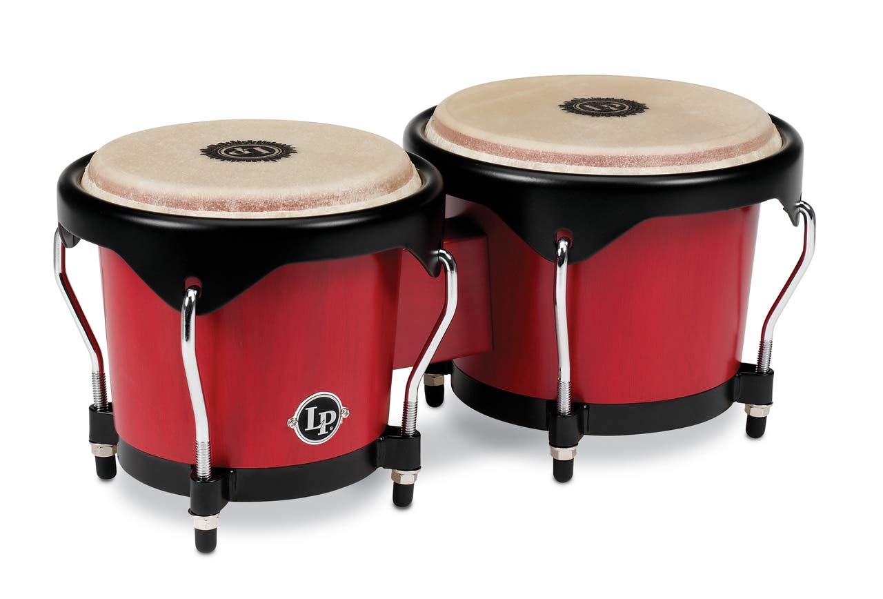 Latin Percussion LP601NY-RW LP City Wood Bongos - Red Wood