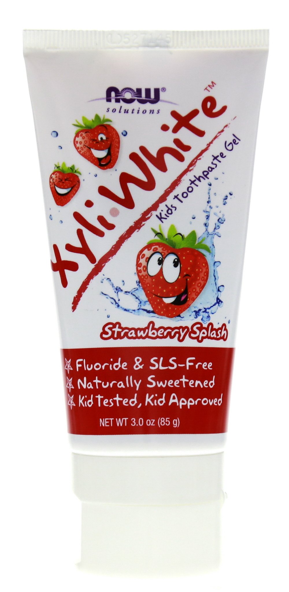 NOW Foods XYLIWHITE STRAWBERRY-KID'S TOOTHPASTE, 3 oz. - 5PK
