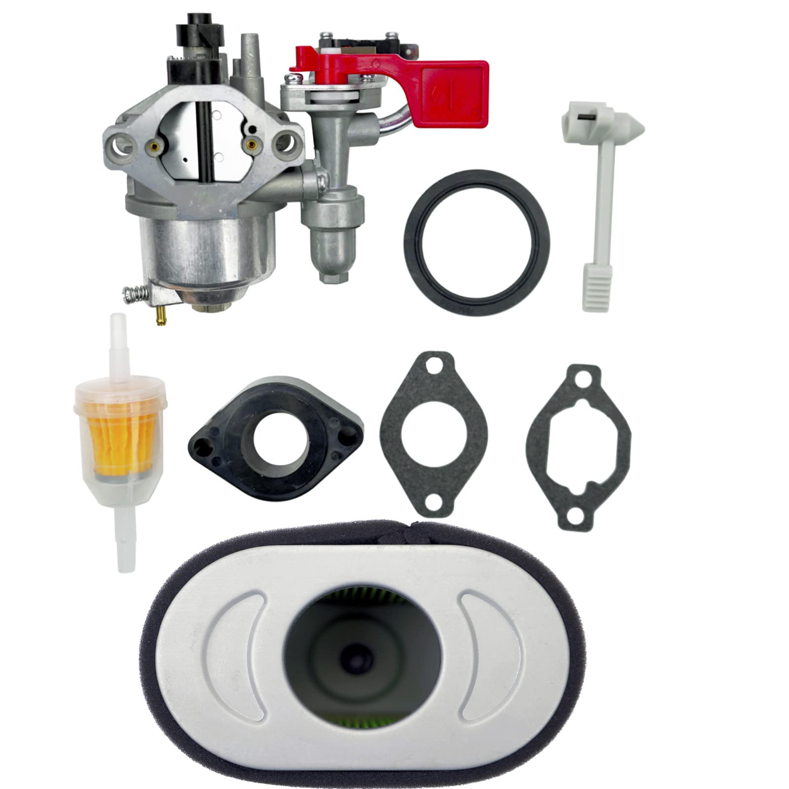 Carburetor With Air filter And thermalshield Replacement for 84004885 799060 Compatible with Briggs Stratton Vanguard Engine