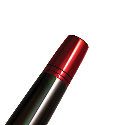 Monteverde Impressa, Fountain Pen, Gun Metal w/Red Trim, Medium Nib