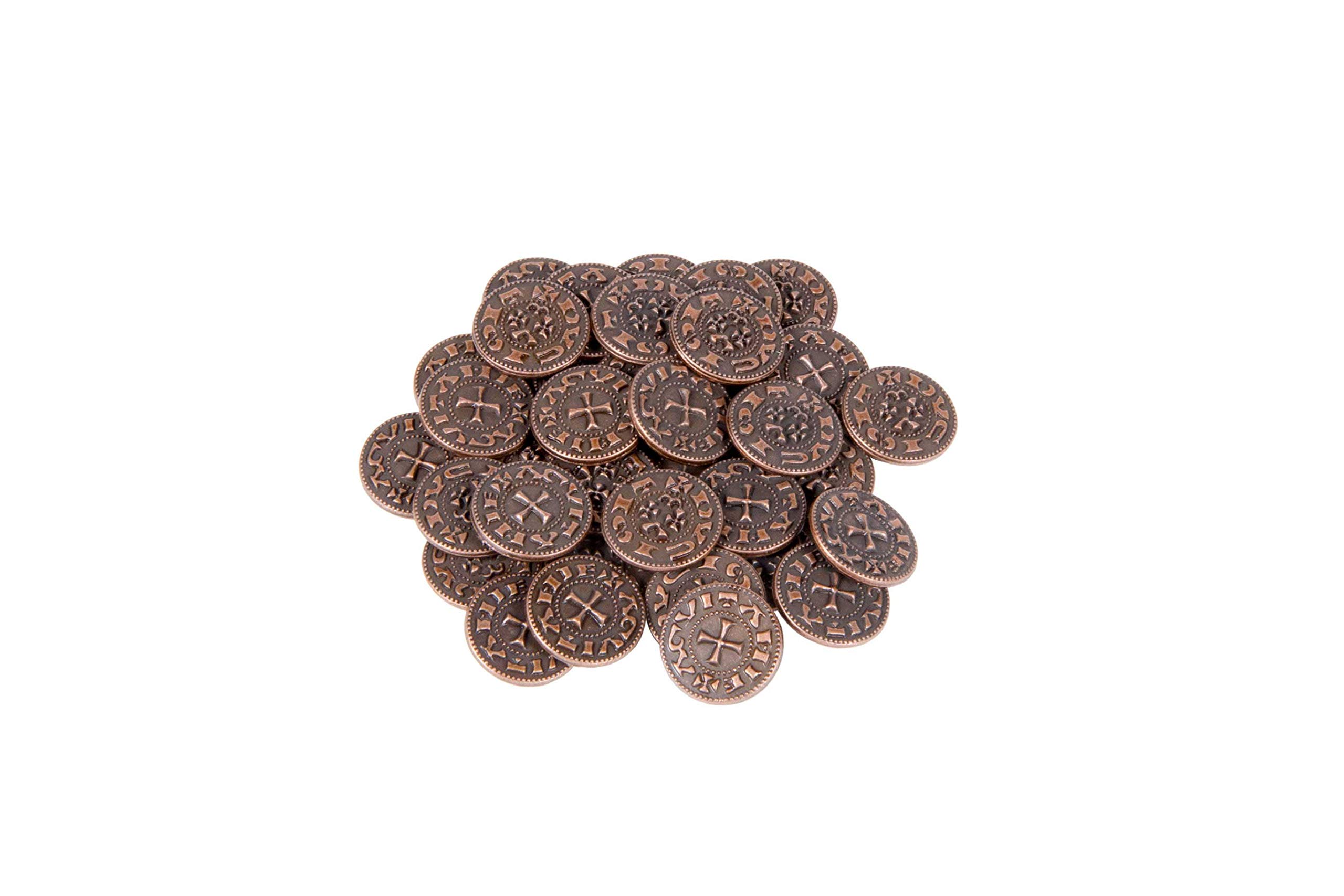 Middle Ages Themed Gaming Coins - Tiny 15mm 18-Pack, Novelty Fantasy Replica Coins