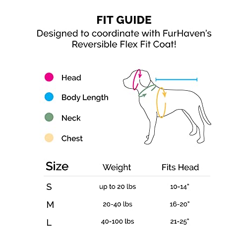 Furhaven Medium Dog Hat, Washable & Cozy - Plush Faux Fur Flex-Fit Black Bat Dog Hat Costume - Black, Medium