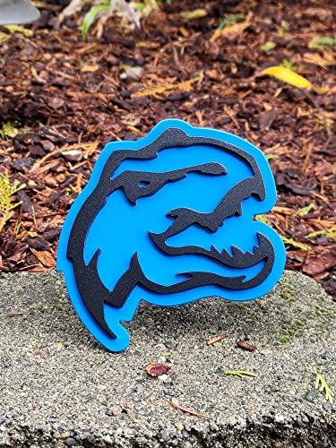 Dodge TRX Logo Custom Hitch Cover (Black & Blue)
