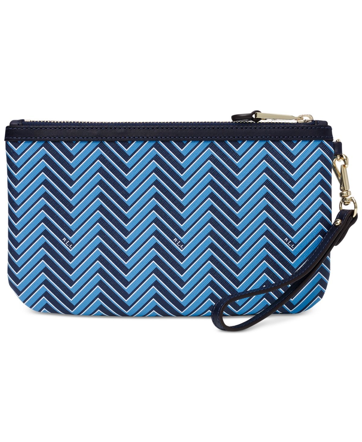 Lauren Ralph Lauren Boswell Large Wristlet Cyan/Marine