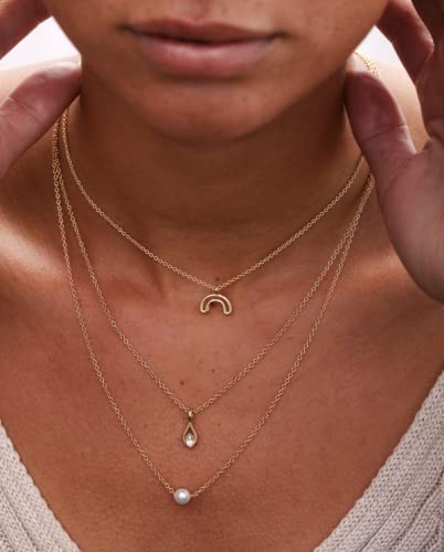 Bryan Anthonys Find Your Fire 14k Gold Necklace for Women, Pendant, Adjustable Length
