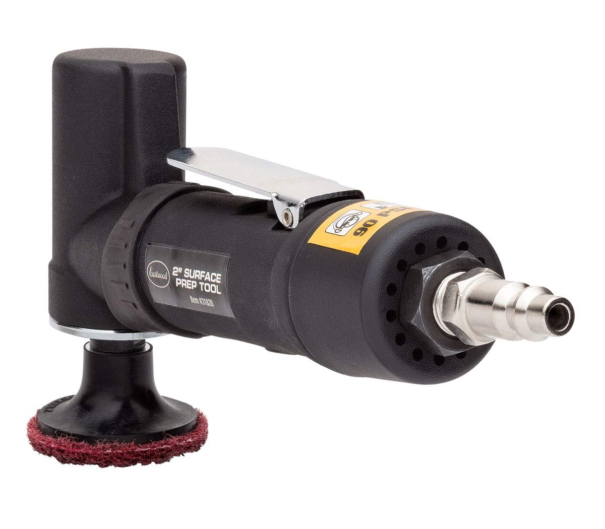 Eastwood 2 in. Surface Prep Tool Air Pneumatic Orbital Sander Disc Grinder Polisher 90 Degree Right Angle Angled Head