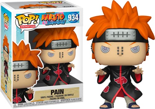 POP Naruto Shippuden - Pain Funko Pop Vinyl Figure (Bundled with Compatible Pop Box Protector Case), Multicolor, 3.75 inches